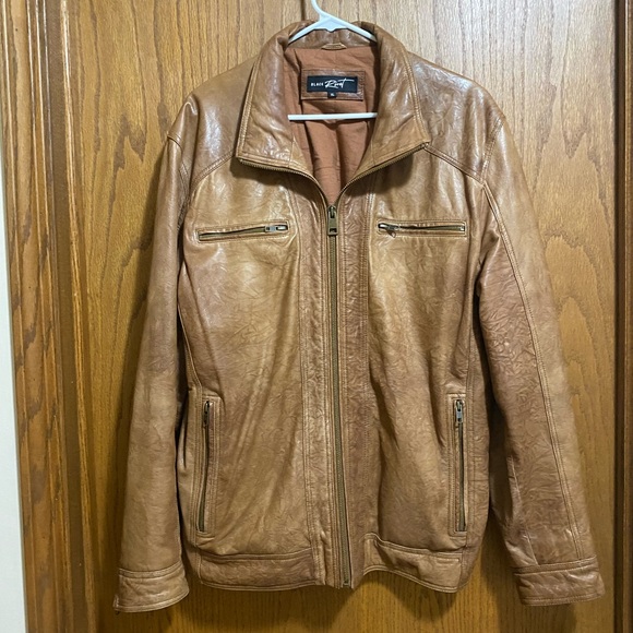 Black Rivet | Jackets & Coats | Black Rivet Mens Genuine Leather Biker ...